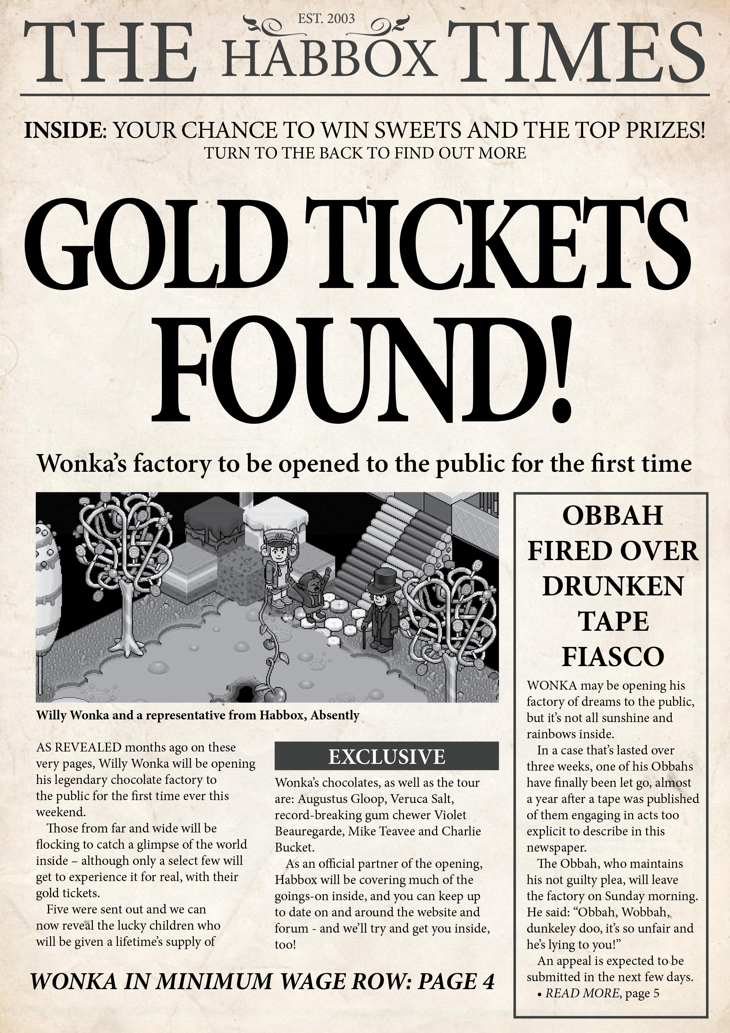 [WIN!] The Chocolate Factory Opens its Doors! - Habbox