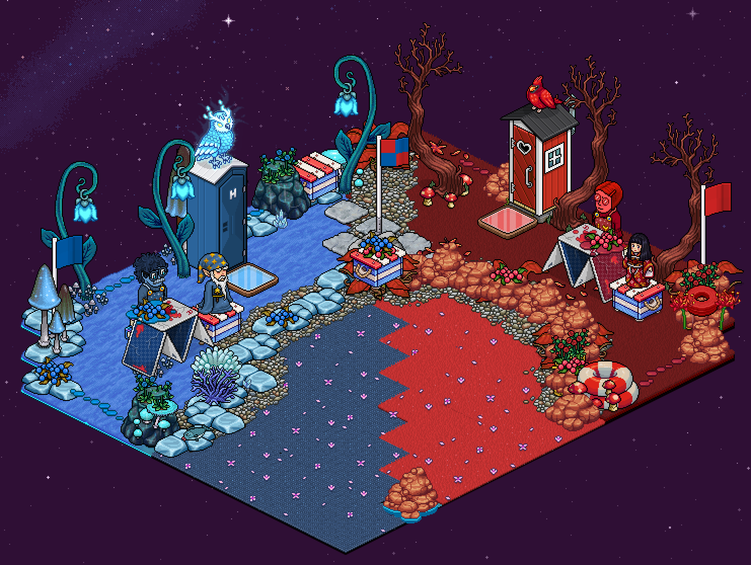 [Habbox] Red & Blue - Habbox